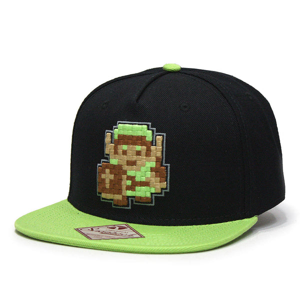 Nintendo Zelda Link Flat Brim Snapback Baseball Cap - Ooh La La Factory