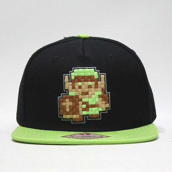 Nintendo Zelda Link Flat Brim Snapback Baseball Cap - Ooh La La Factory
