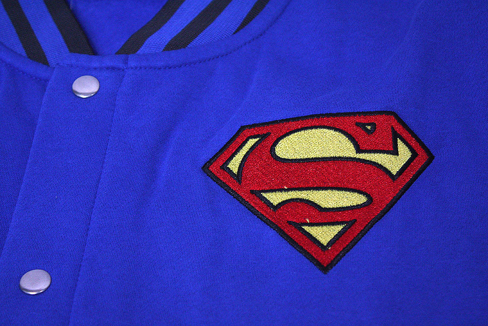 Superman Men's Letterman Jacket - Medium - Ooh La La Factory