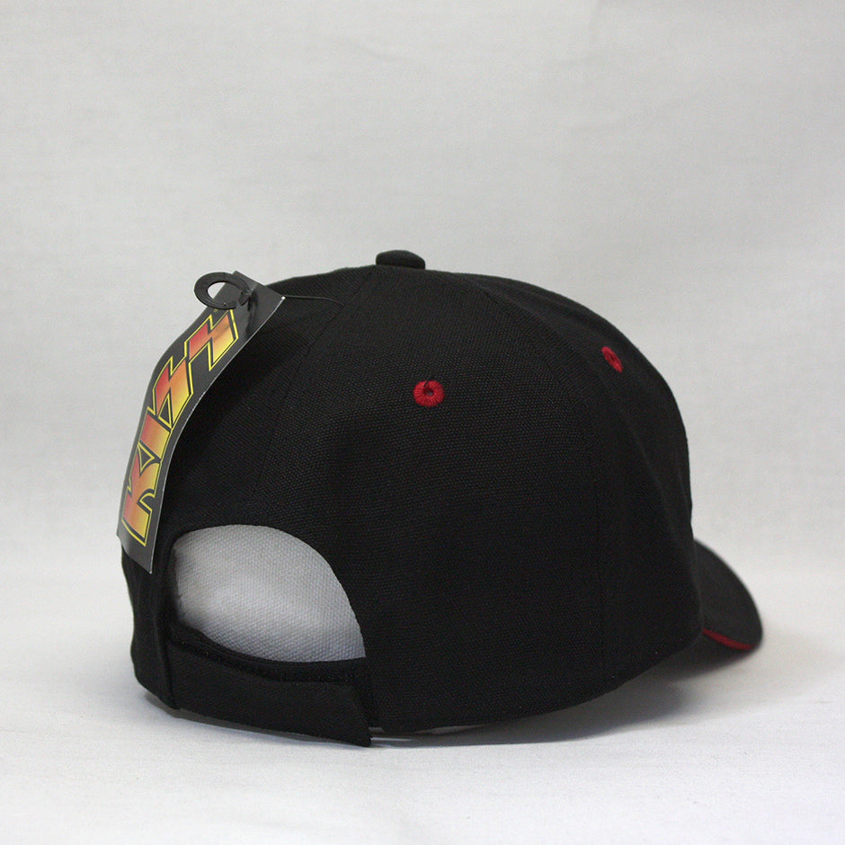 KISS Band Classic Red on White Adjustable Baseball Cap – Ooh La La Factory