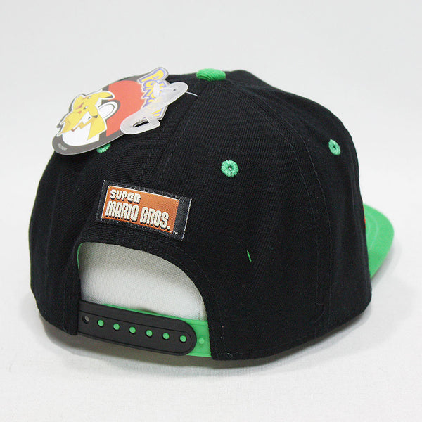Nintendo Super Mario Bowser Flat Brim Snapback Baseball Cap - Ooh La La ...