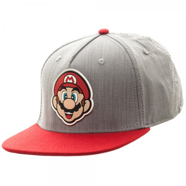 Nintendo Super Mario Rubber Sonic Weld Snapback Baseball Cap - Ooh La ...