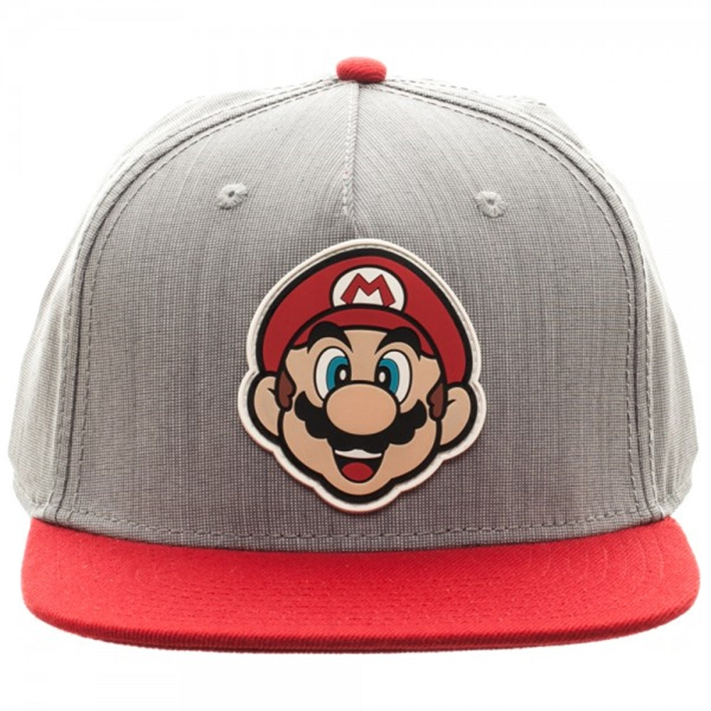 Nintendo Super Mario Rubber Sonic Weld Snapback Baseball Cap - Ooh La ...